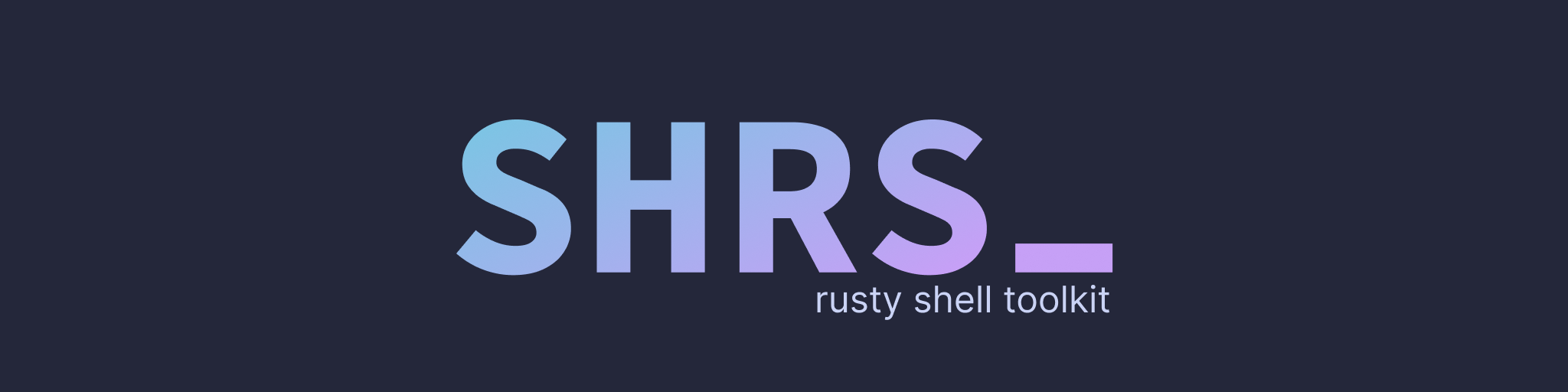 shrs | a rusty shell